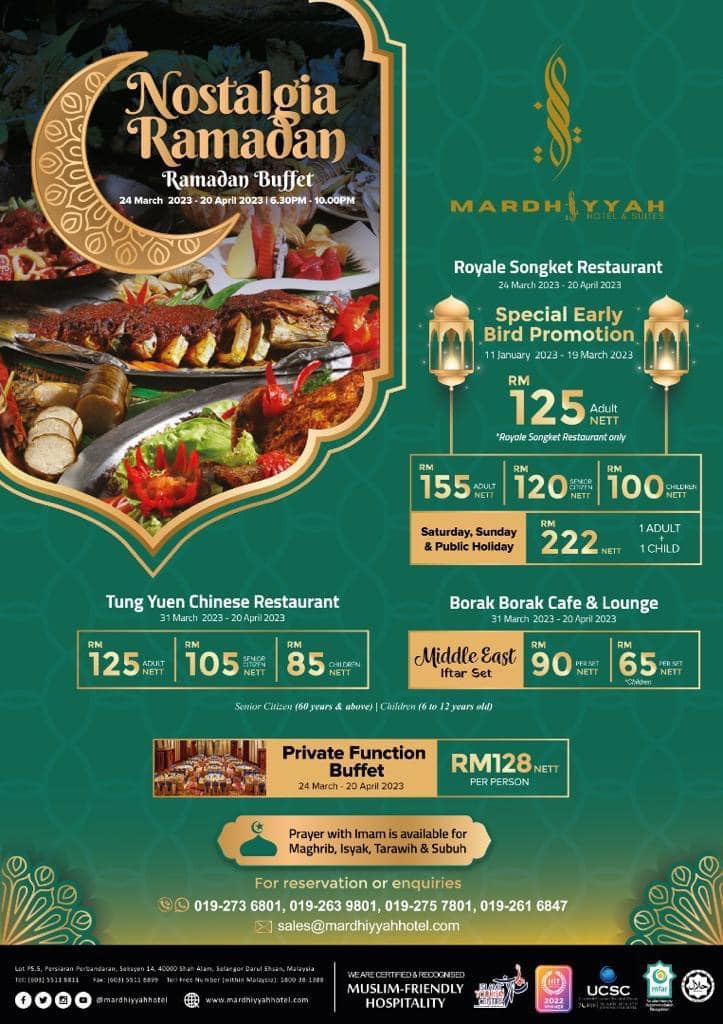 32 Buffet Ramadan Kuala Lumpur Selangor 2023 harga early bird ...